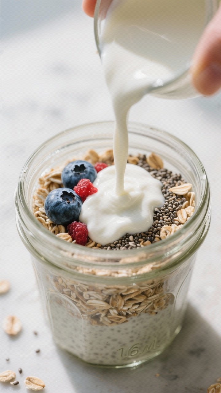 Easy High Protein Overnight Oats Recipe – Low Calorie Happiness Bowl ...