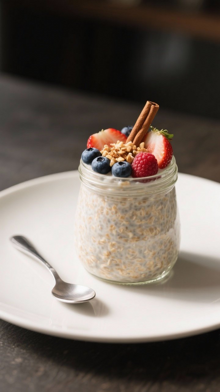 Easy High Protein Overnight Oats Recipe – Low Calorie Happiness Bowl ...
